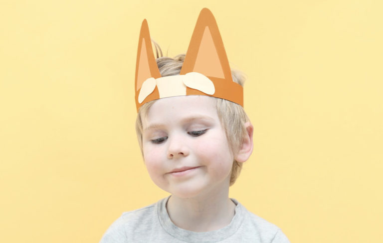 Make Your Own Fun Bluey-Themed Party Hats At Home