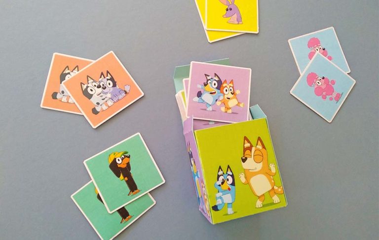 Have Fun Making Your Own Bluey Memory Game At Home