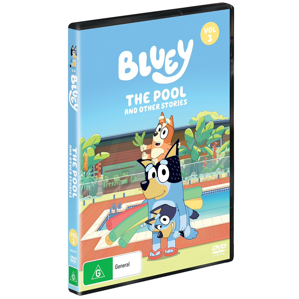 Bluey Vol 3: The Pool & Other Stories - Bluey Official Website