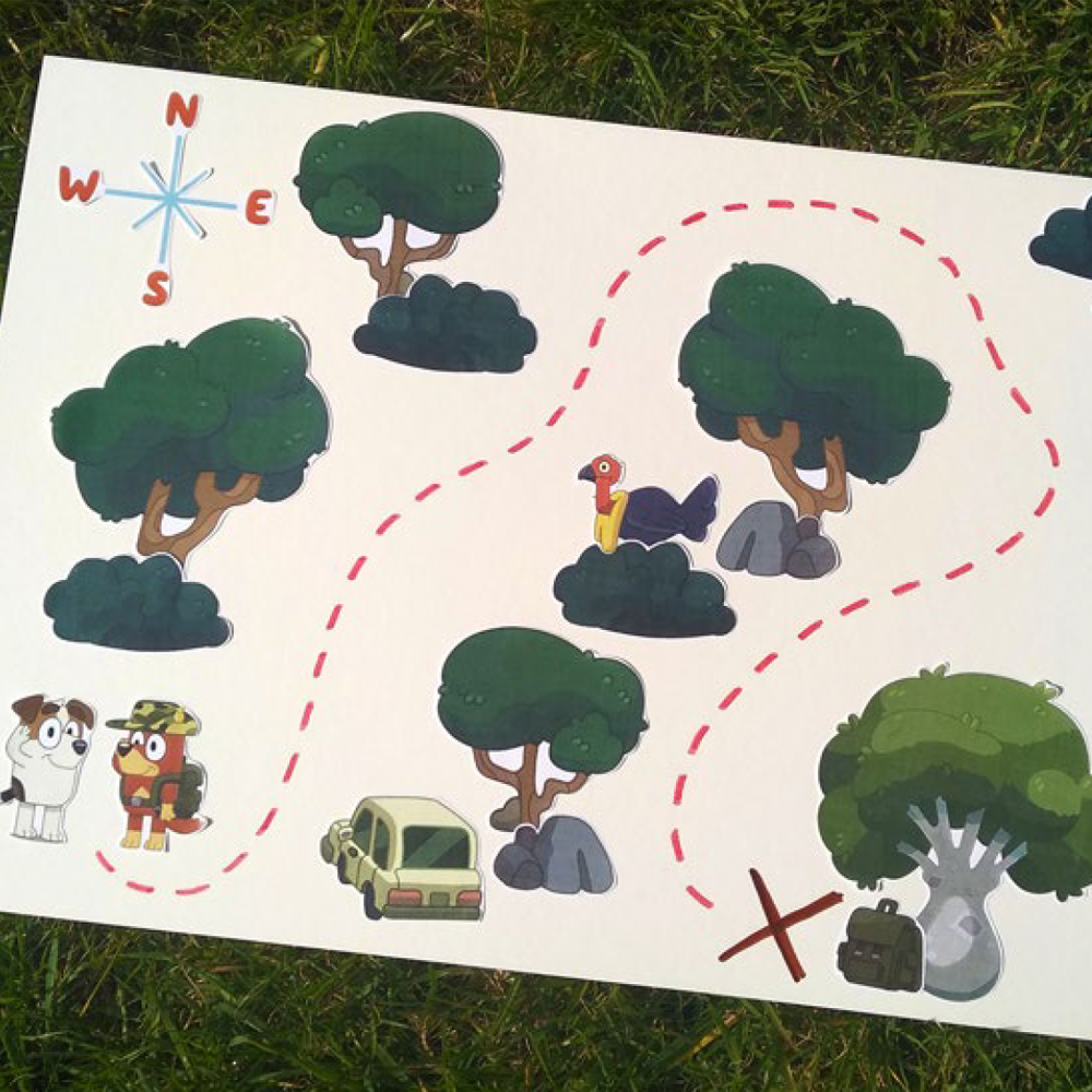 Bluey Army map collage - Bluey Official Website