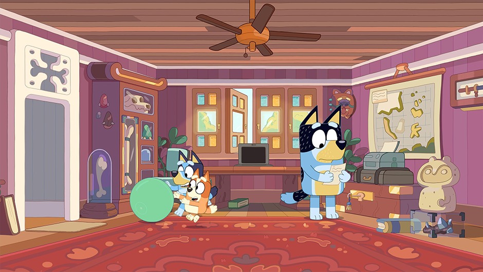 Spot the Difference Yoga Ball - Bluey Official Website