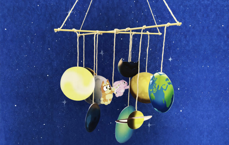 Make a Sleepytime Solar System mobile - Bluey Official Website