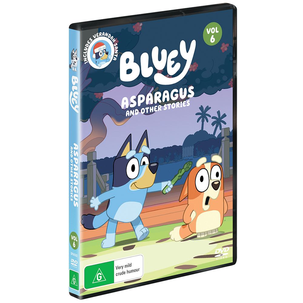 Bluey Vol 6: Asparagus & Other Stories - Bluey Official Website