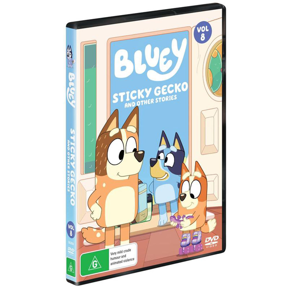 Bluey Vol 8: Sticky Gecko & Other Stories - Bluey Official Website