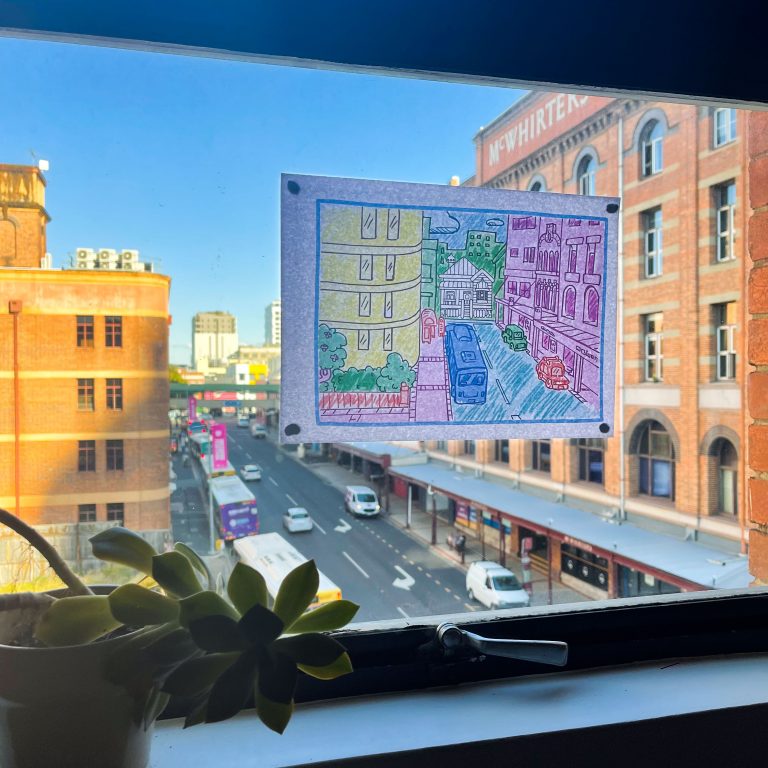 Bluey home window cut-out - Bluey Official Website