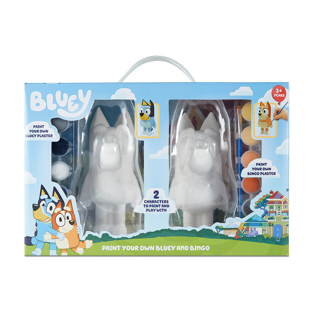 Paint Your Own Bluey & Bingo Activity Set - Bluey Official Website