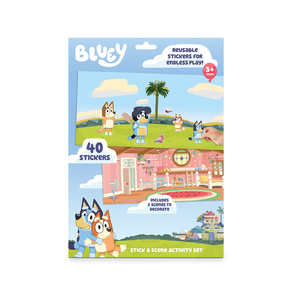 Bluey Stick a Scene Activity Set - Bluey Official Website