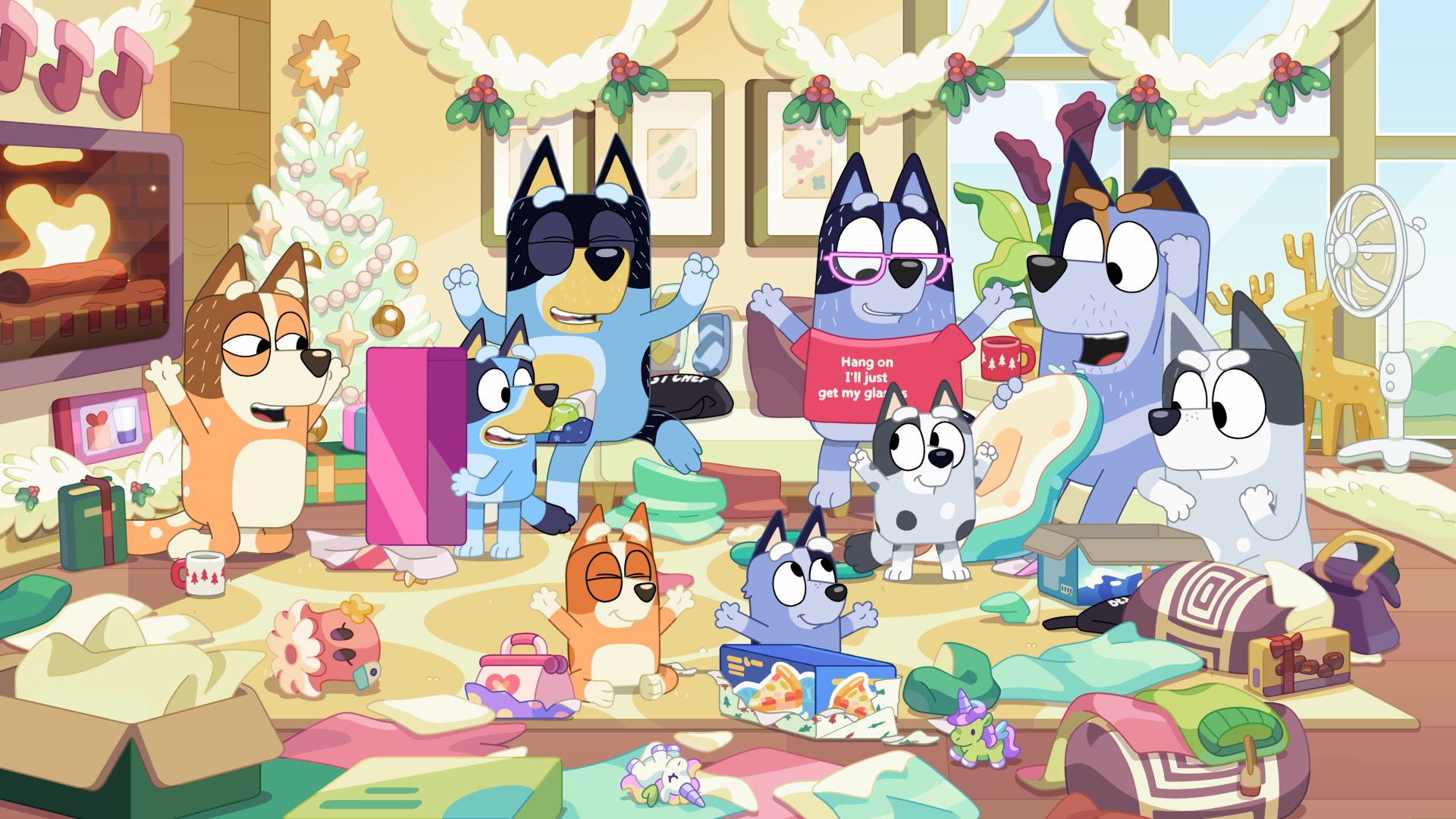 Bluey Cartoon Christmas