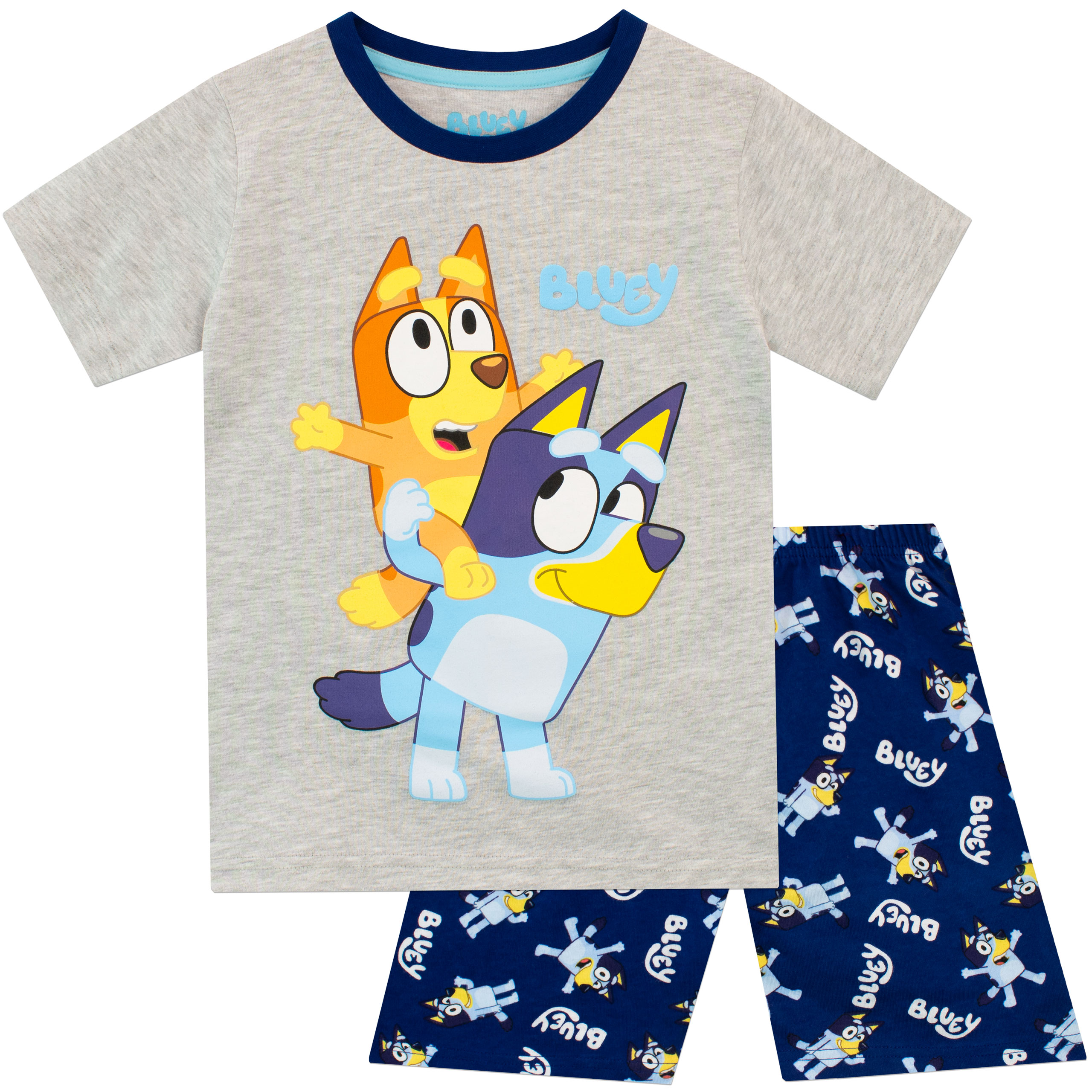 Bluey Short Pyjamas Blue Bluey Official Website
