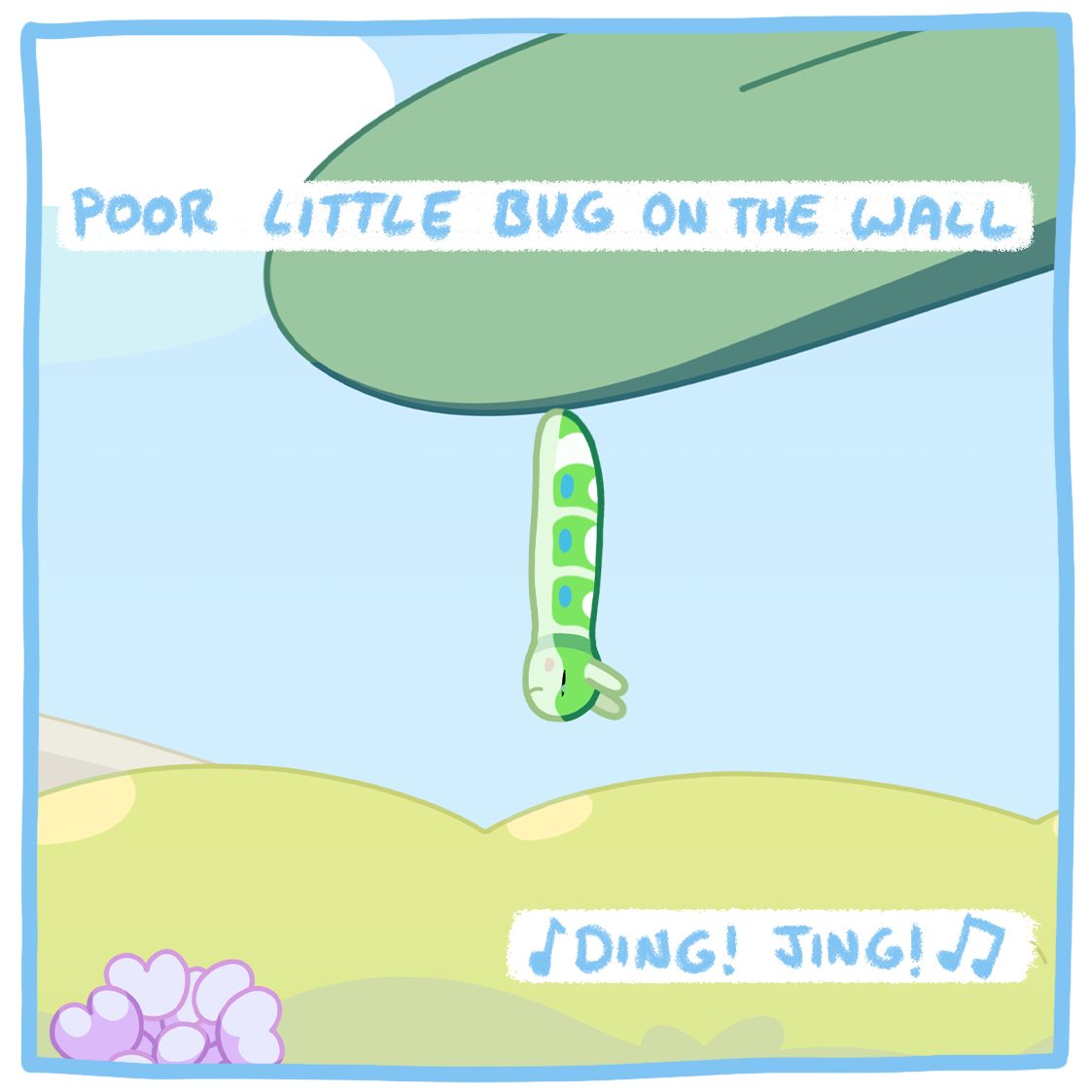 'Poor Little Bug On The Wall' Butterfly Poster - Bluey Official Website