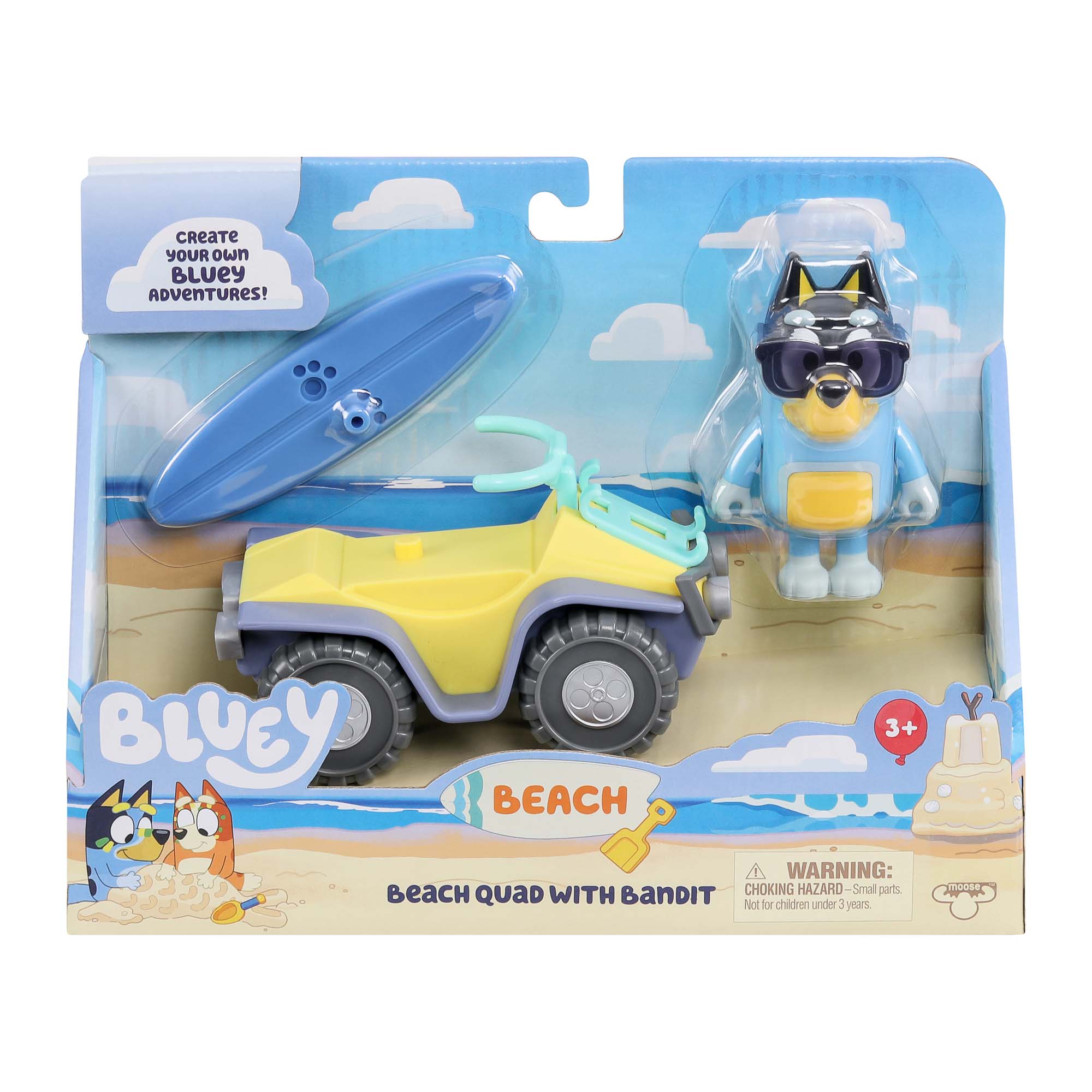 Beach Quad with Bandit - Bluey Official Website
