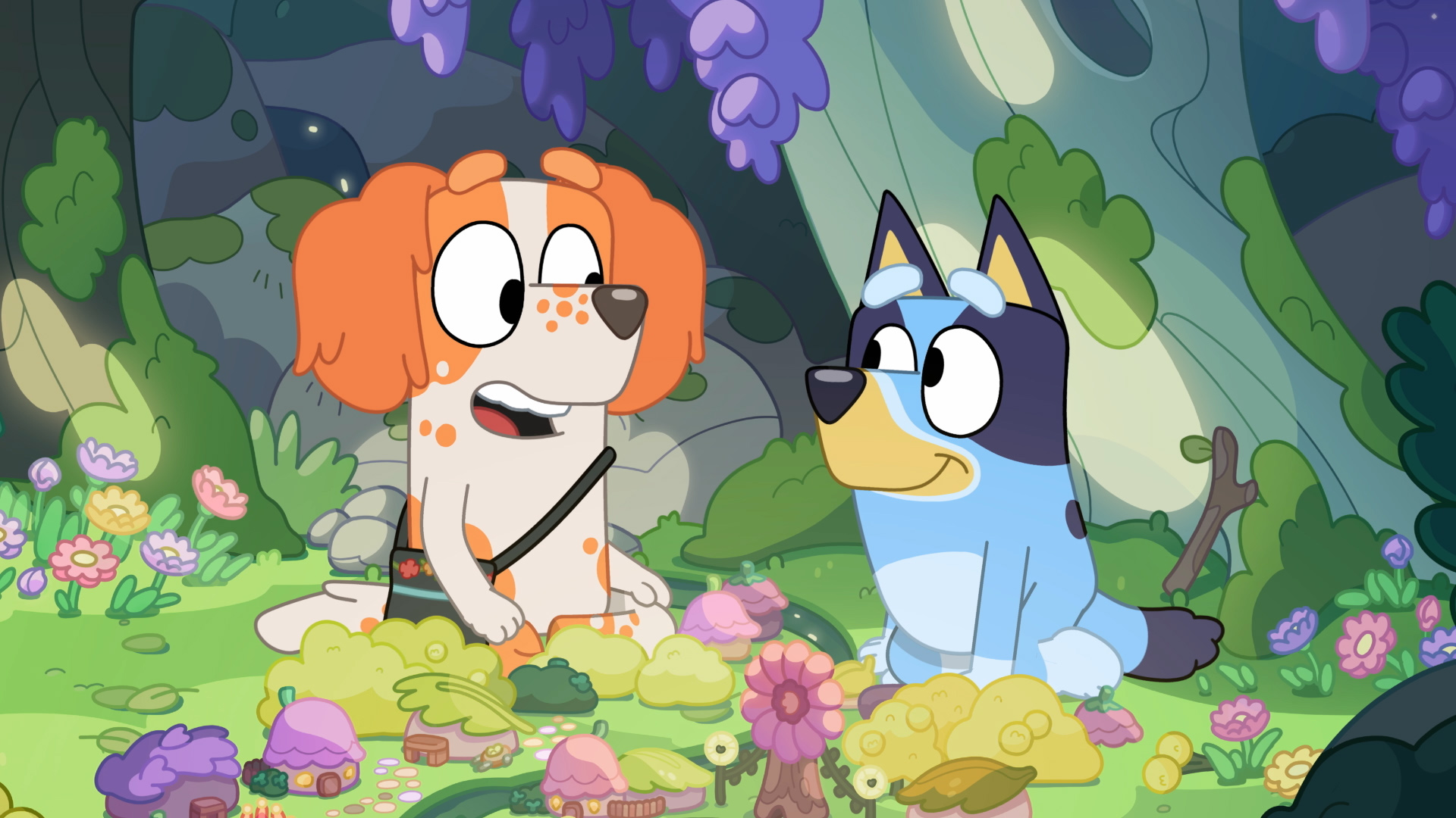 Bluey And Mackenzie Play Barky Boats CBeebies