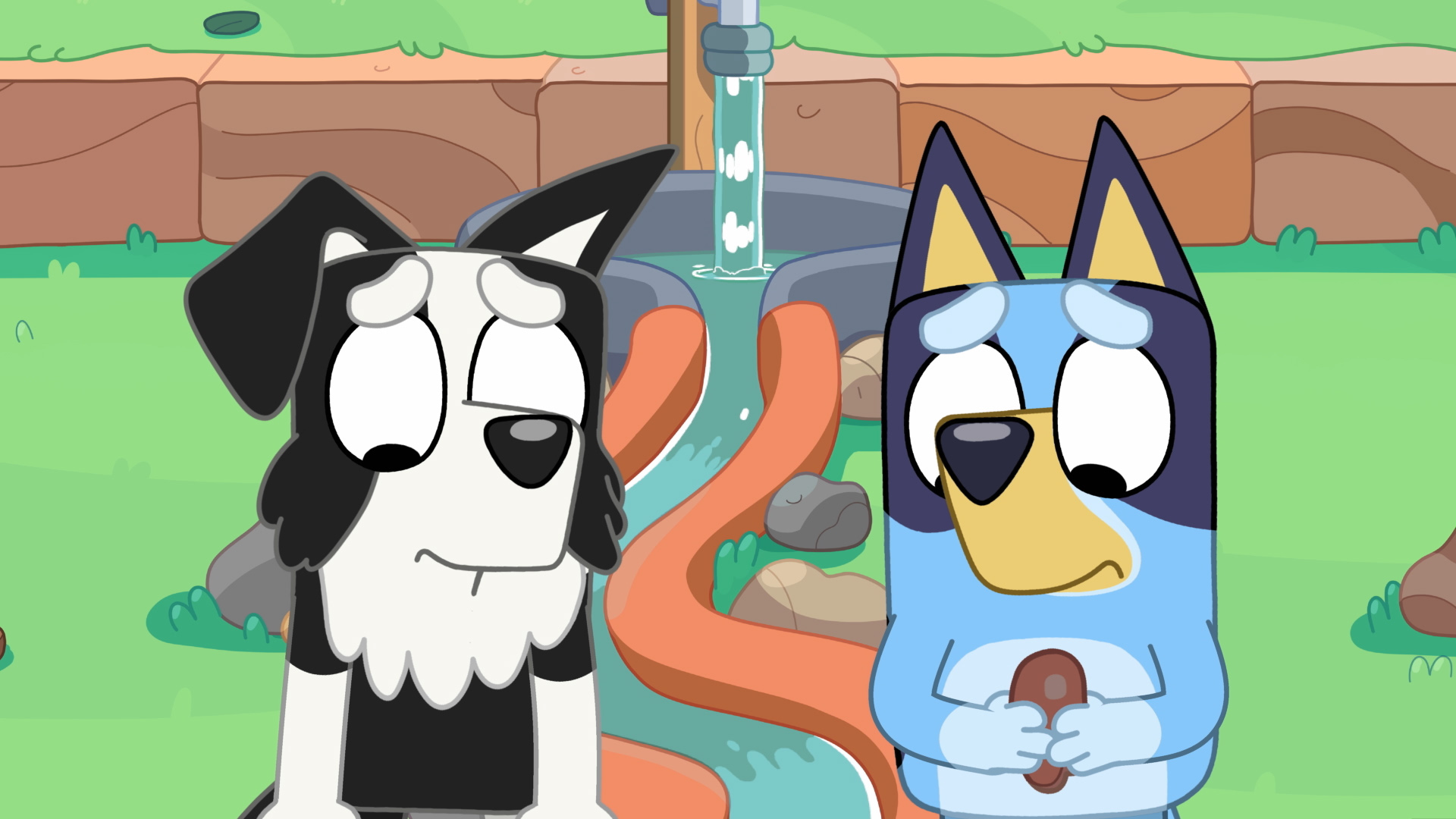 Bluey And Mackenzie Play Barky Boats CBeebies