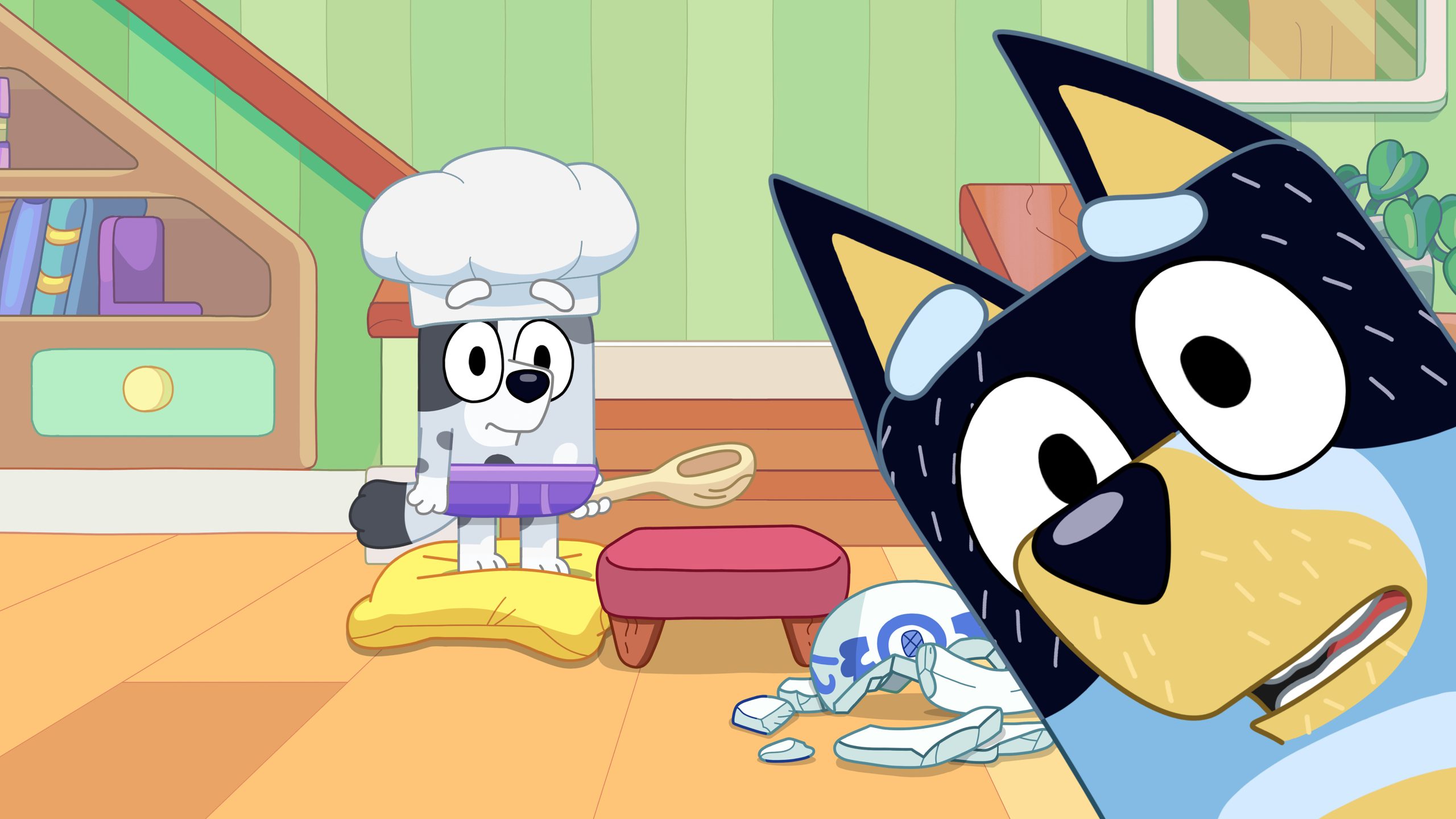 Bluey & Bingo : Bluey has a stomachache, Bluey Animation