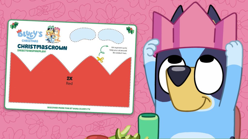 Make Your Own Christmas Crown - Bluey Official Website