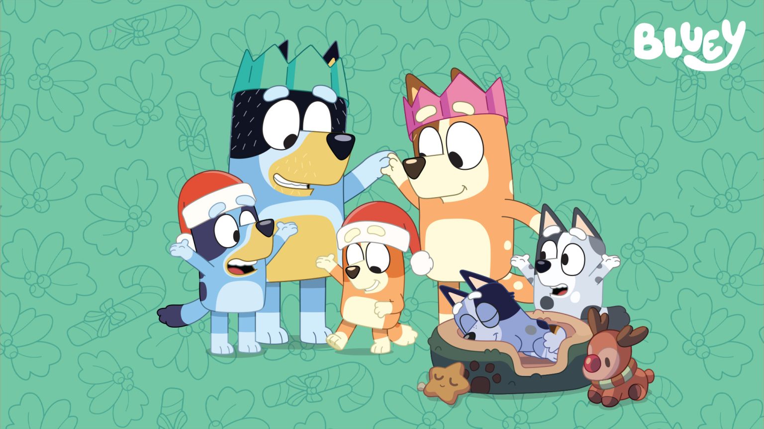 More Bluey Christmas Wallpapers - Bluey Official Website