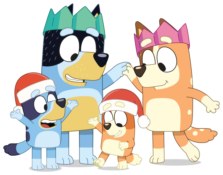Bluey Christmas Stickers - Bluey Official Website