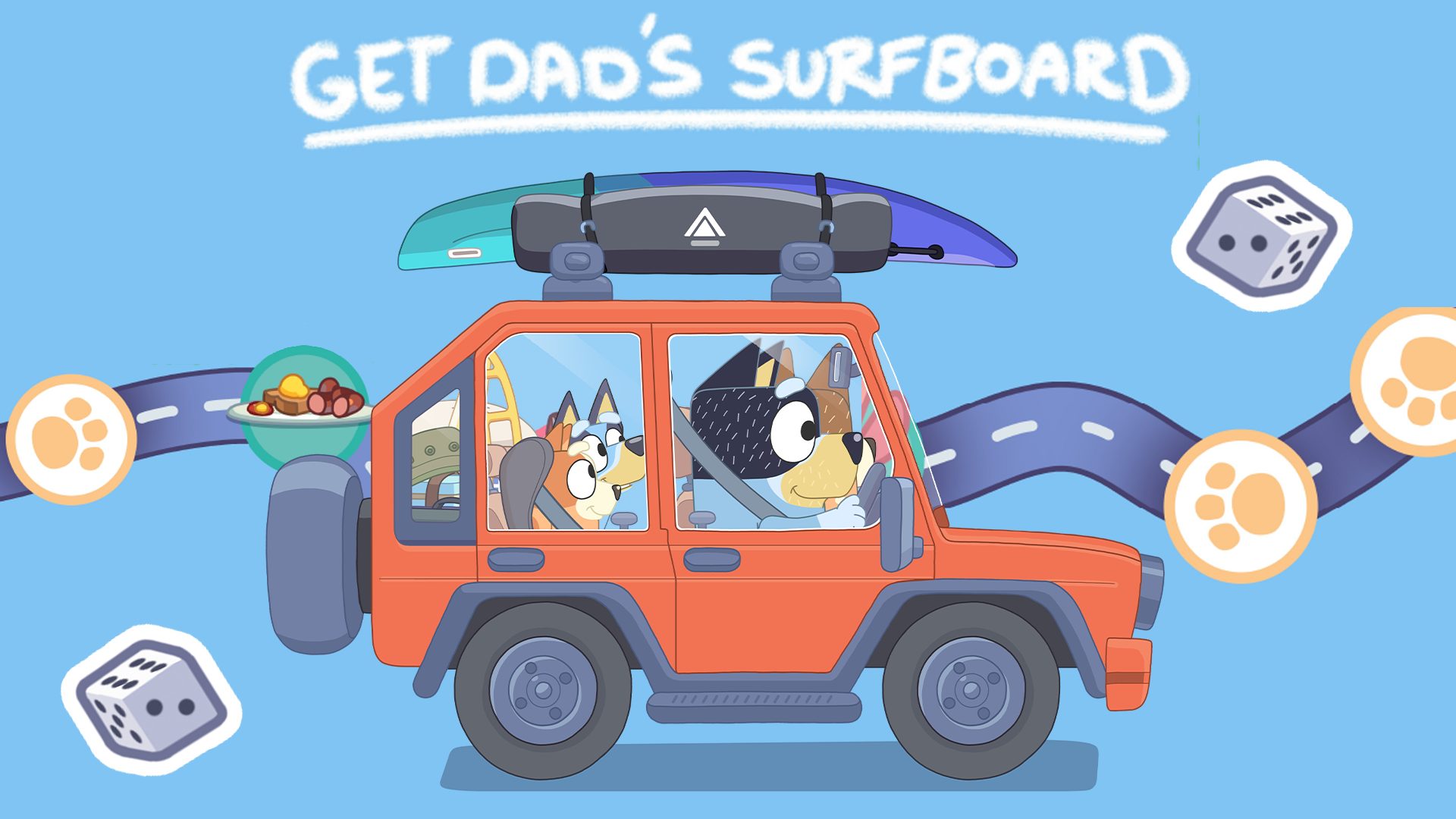 Get Dad's Surfboard Game! - Bluey Official Website
