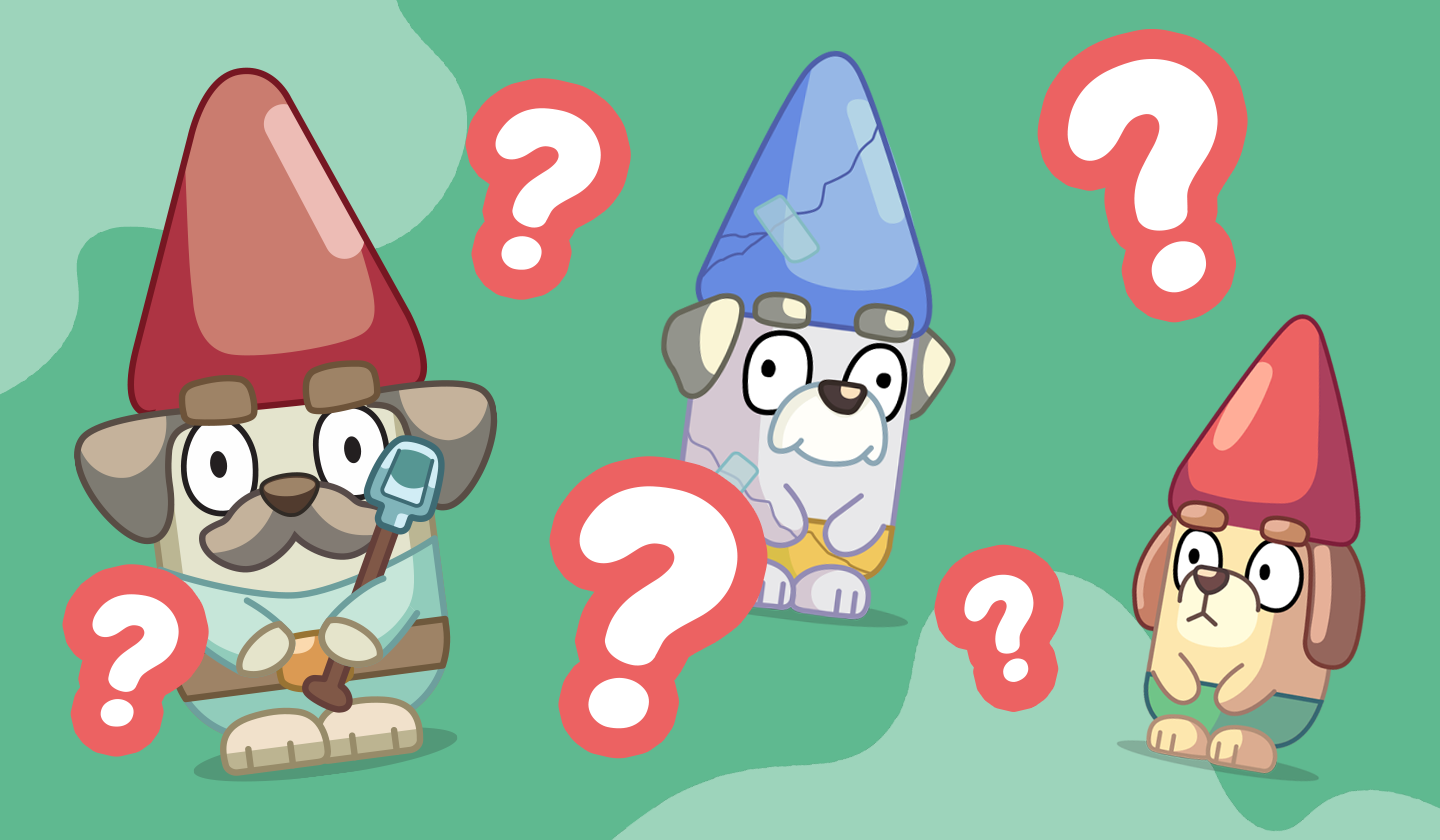 Play our Gnome Quiz - Bluey Official Website