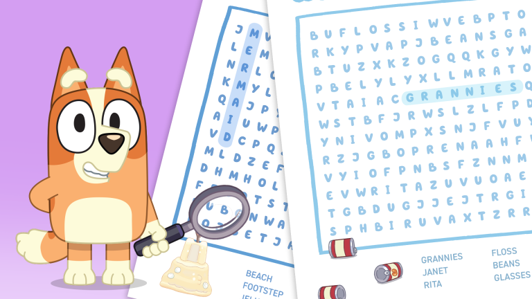 Bluey Word Searches - Bluey Official Website