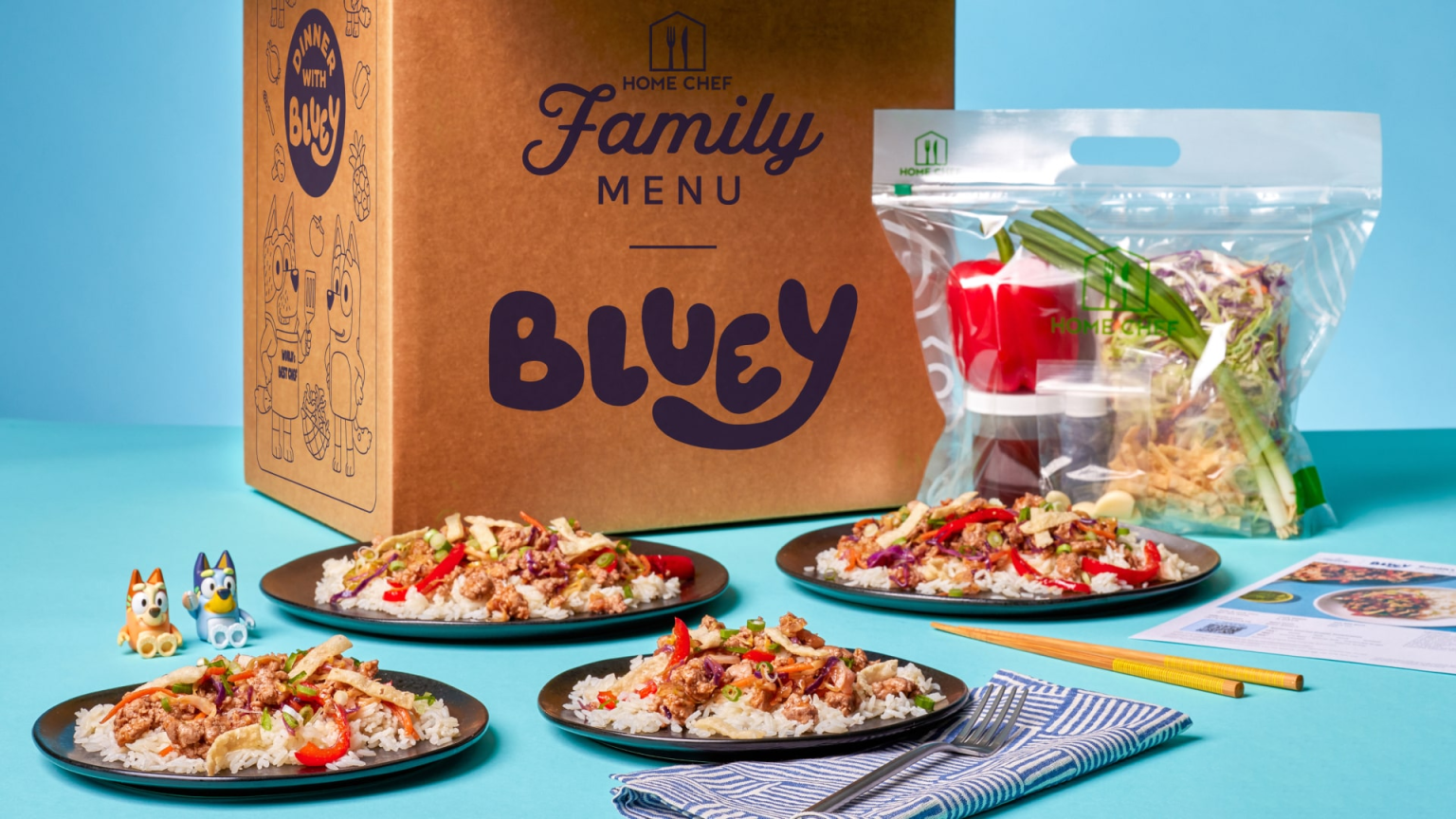 Bluey Family Menus arrive across the US with Home Chef! - Bluey ...