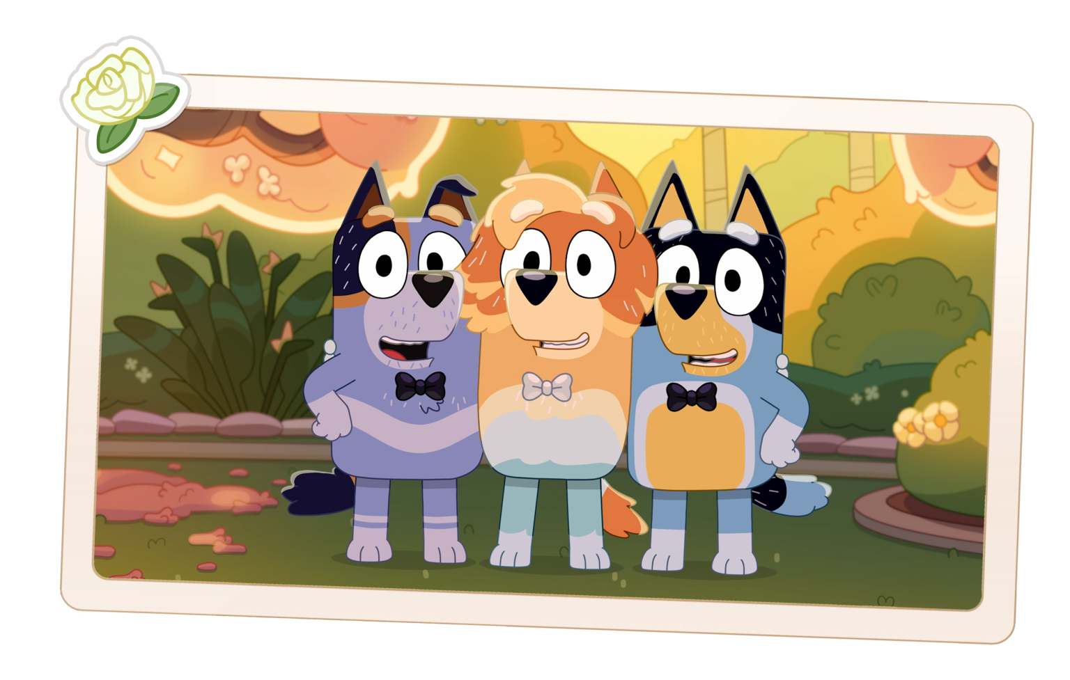 First Look: The Wedding of Uncle Rad and Frisky - Bluey Official Website First Look: The Wedding of Uncle Rad and Frisky - Bluey Official Website