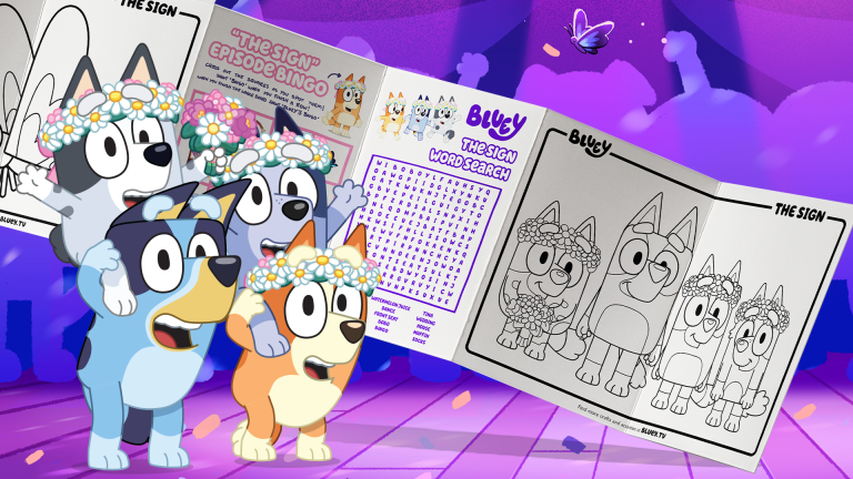 The Sign Activity Pack - Bluey Official Website