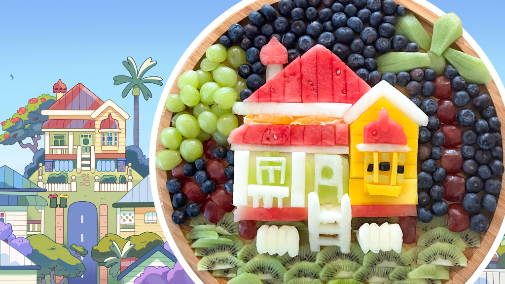 The Heeler House Fruit Art - Bluey Official Website