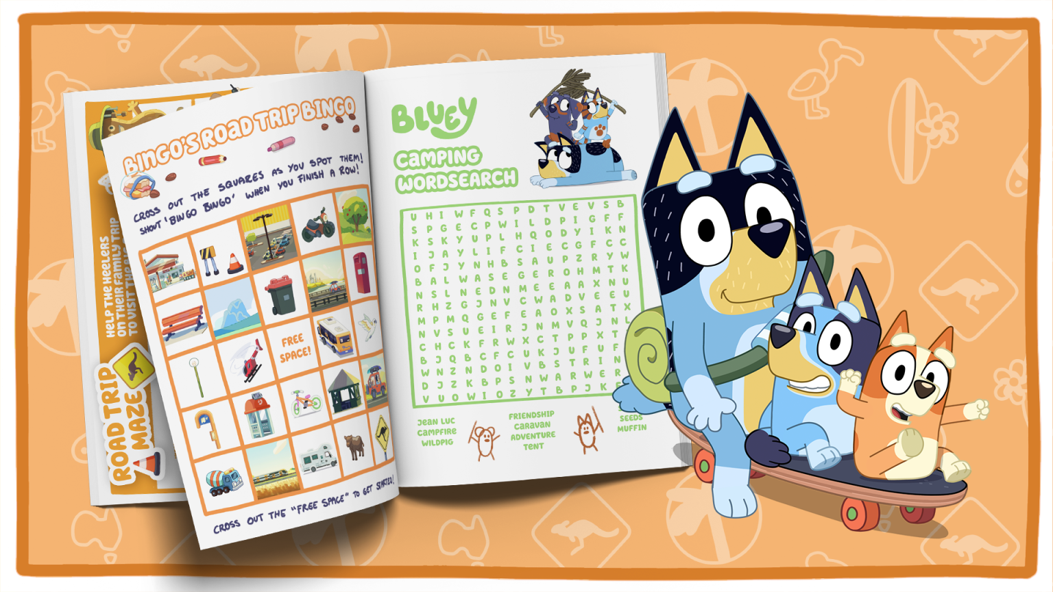 Family Trip Activity Pack - Bluey Official Website