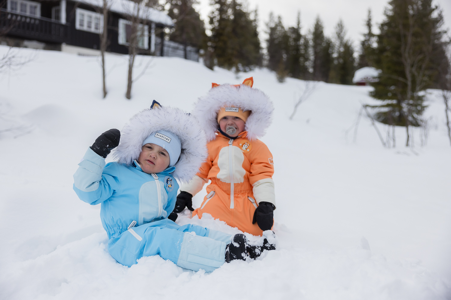Bluey and Bingo Snow Suits - Bluey Official Website