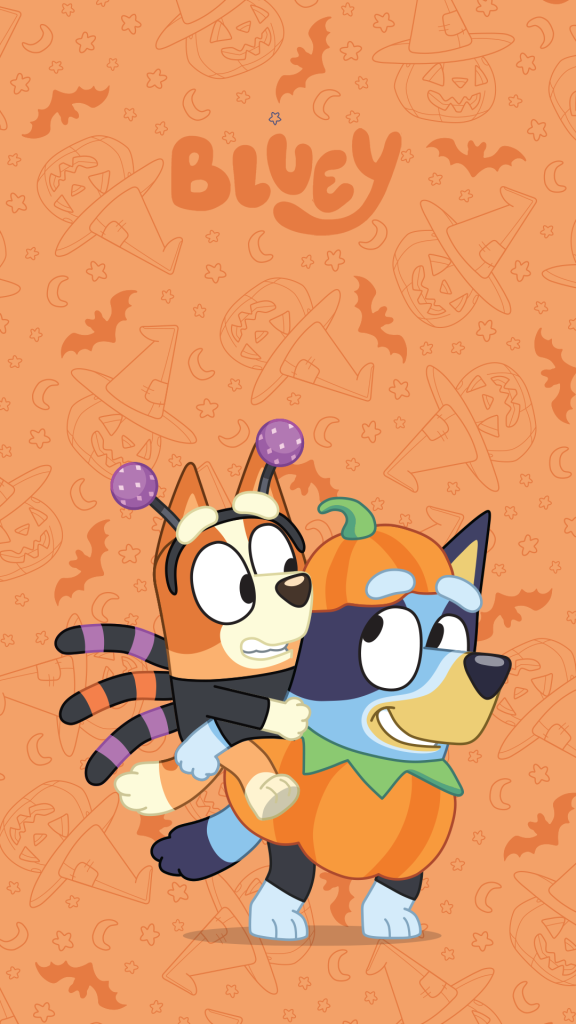 Spooky Halloween Wallpapers - Bluey Official Website
