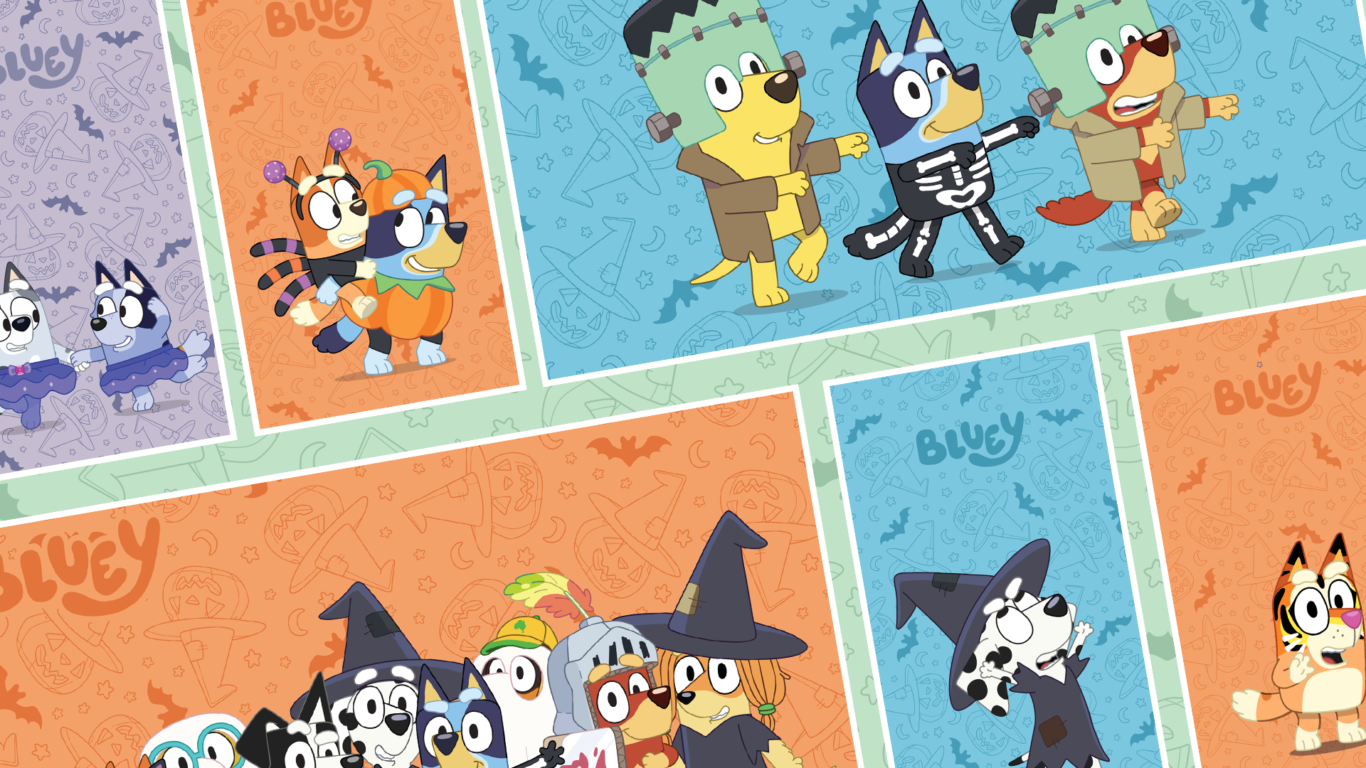 Spooky Halloween Wallpapers - Bluey Official Website