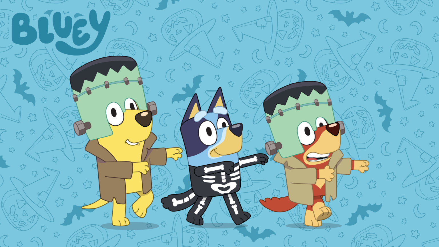 Spooky Halloween Wallpapers - Bluey Official Website