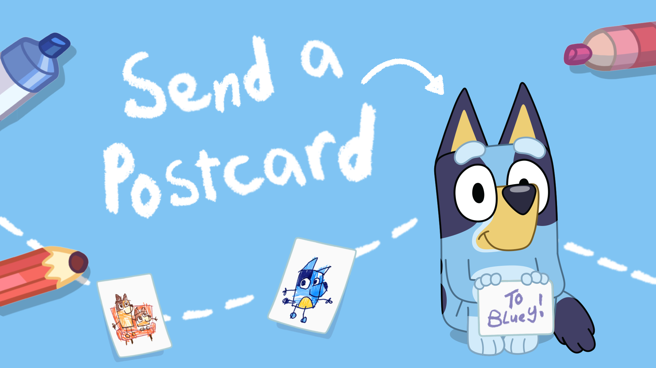 Send a Postcard to Bluey! - Bluey Official Website