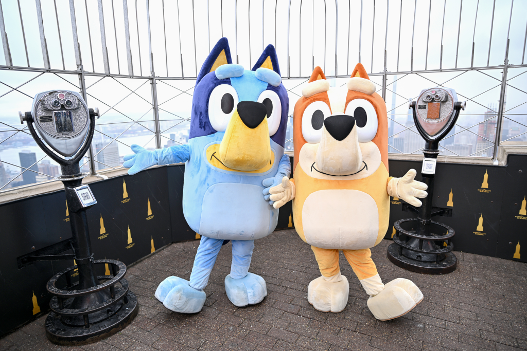 Bluey, Bingo and Muffin visit the Empire State Building! - Bluey ...