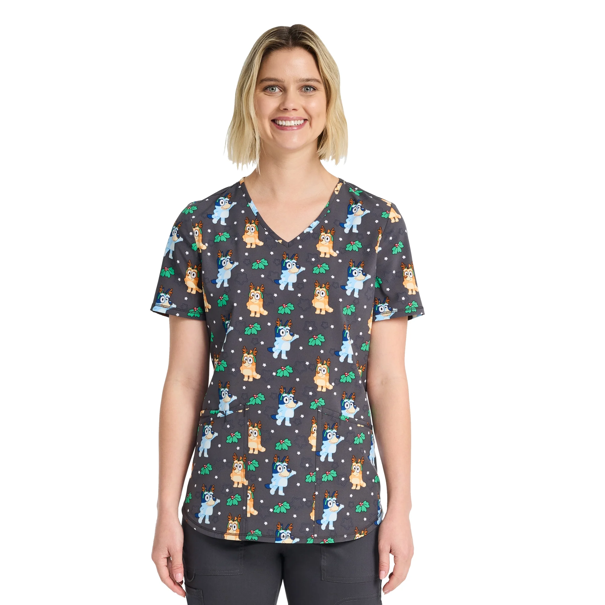 Bluey: V-Neck Scrub Top - Bluey Official Website