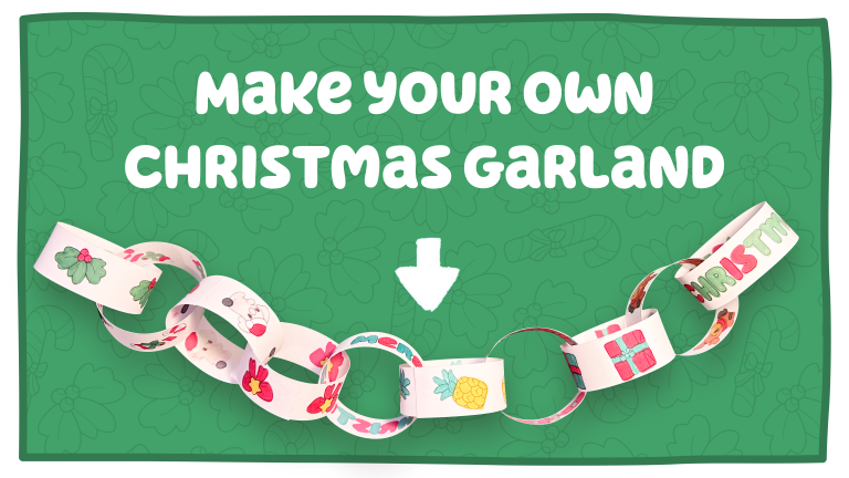 Make your own Bluey Christmas Garland - Bluey Official Website