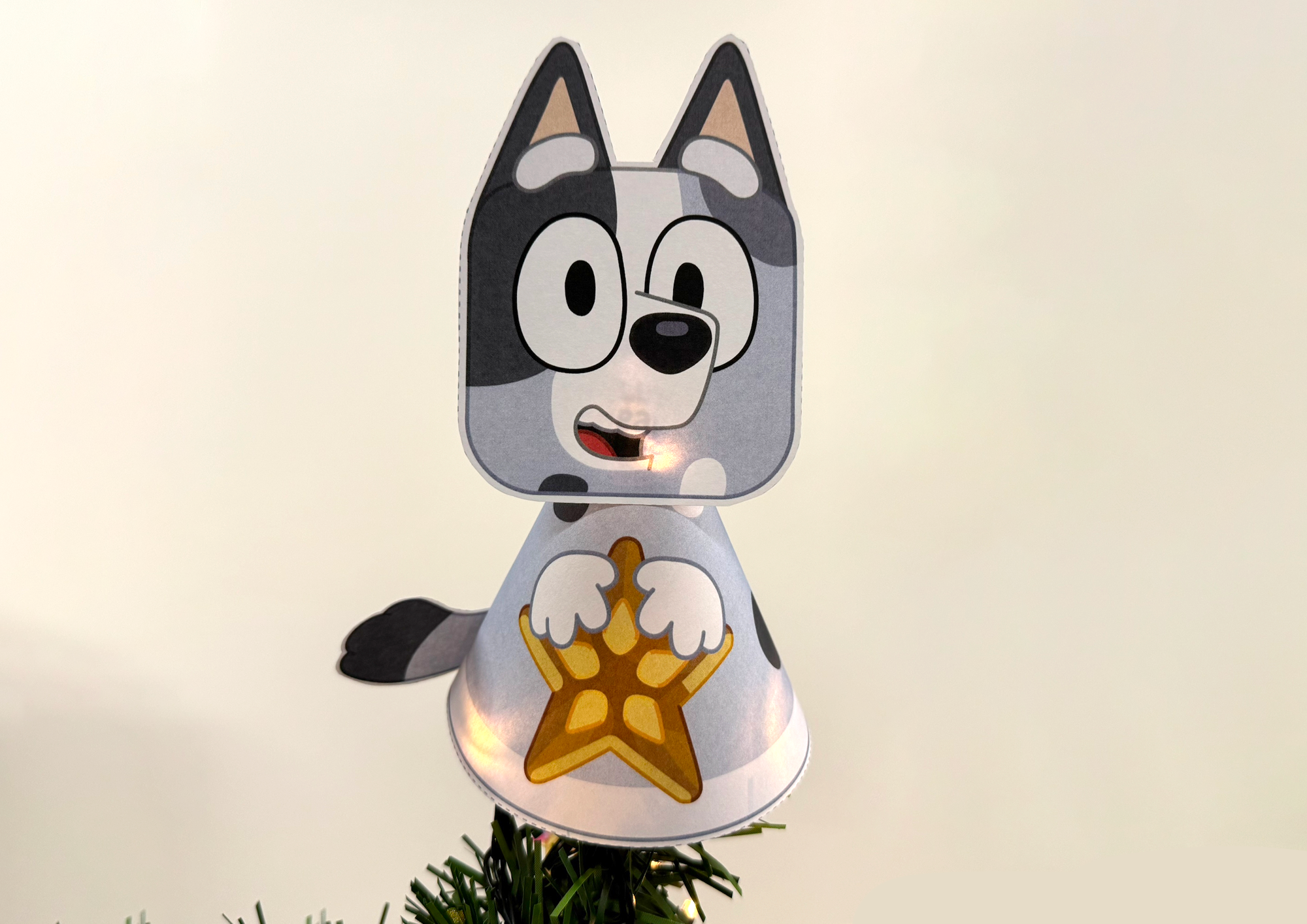 Make your own Muffin Cone Tree Topper - Bluey Official Website