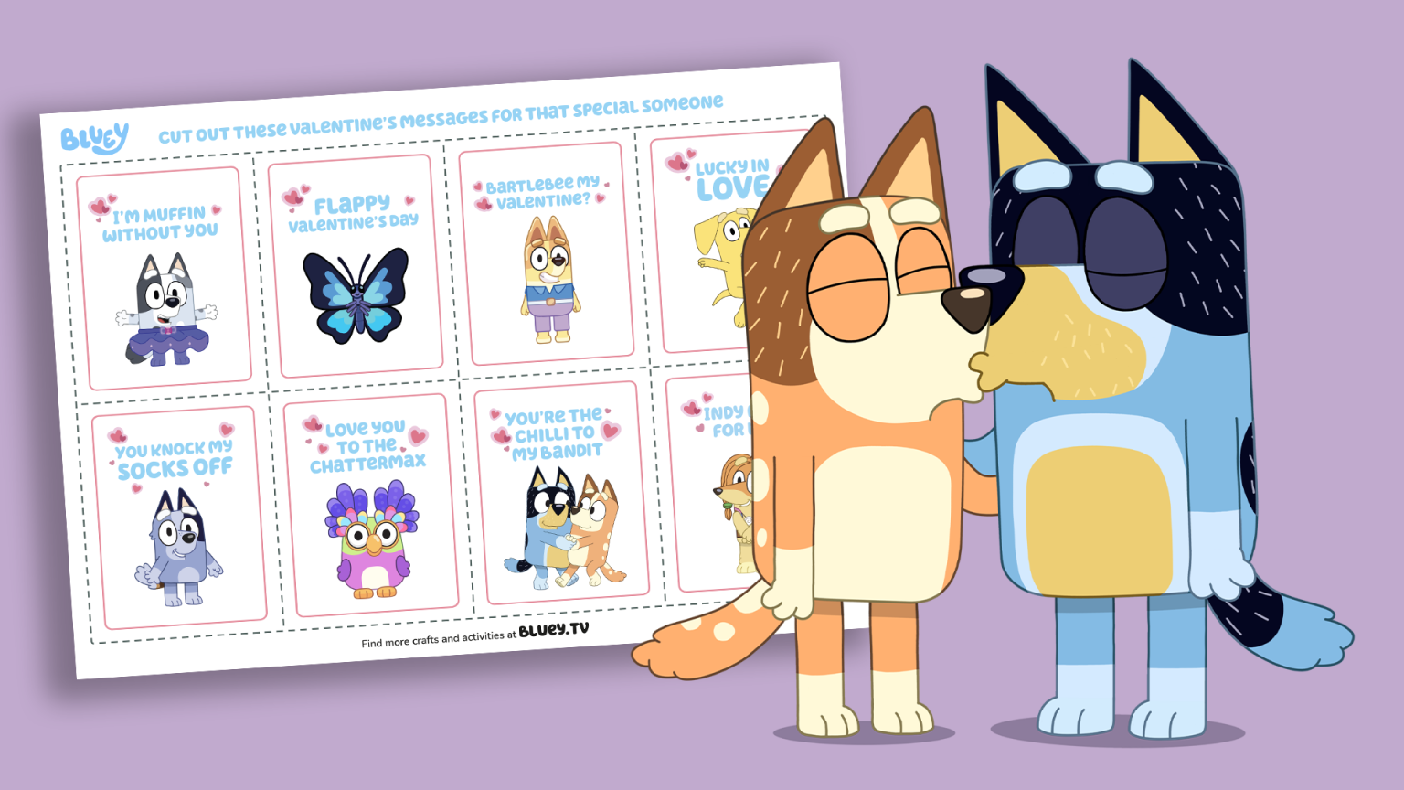 Bluey Valentine's Cards - Bluey Official Website