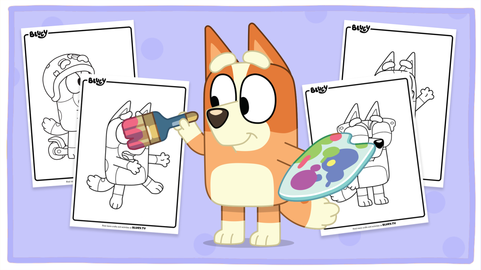 Bingo Colouring Sheets!