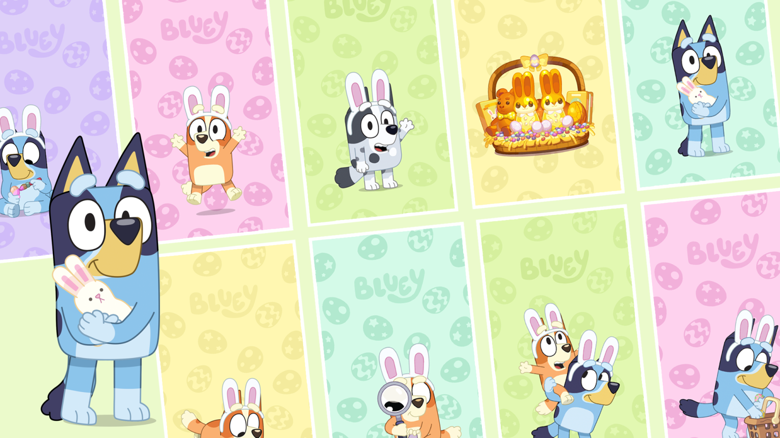 New Bluey Easter Wallpapers - Bluey Official Website
