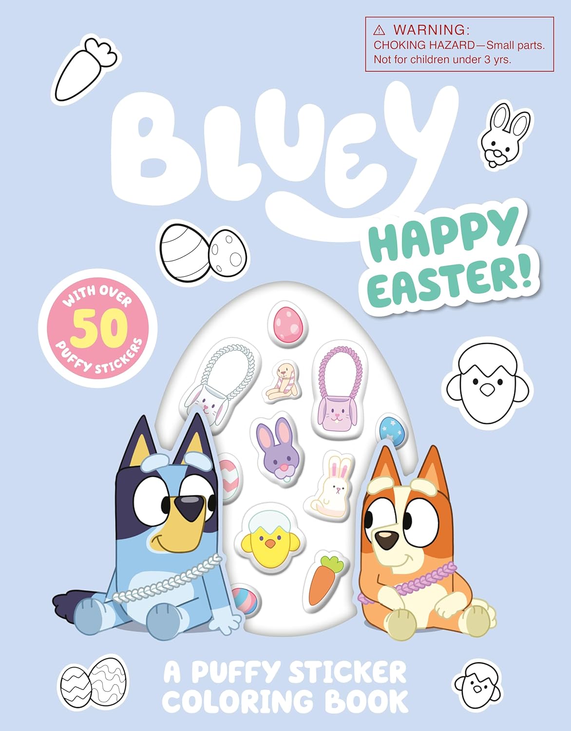 Bluey: Easter Puffy Sticker Colouring Book - Bluey Official Website