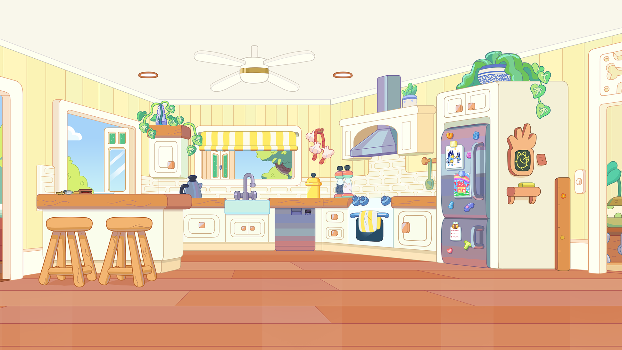 Bluey's House Wallpapers - Bluey Official Website