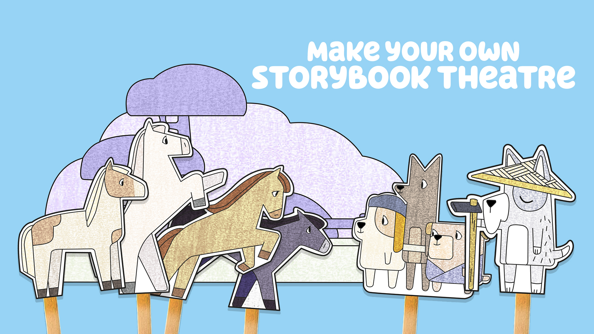 Bluey 'The Sign': The Farmer Puppet Printouts - Bluey Official Website