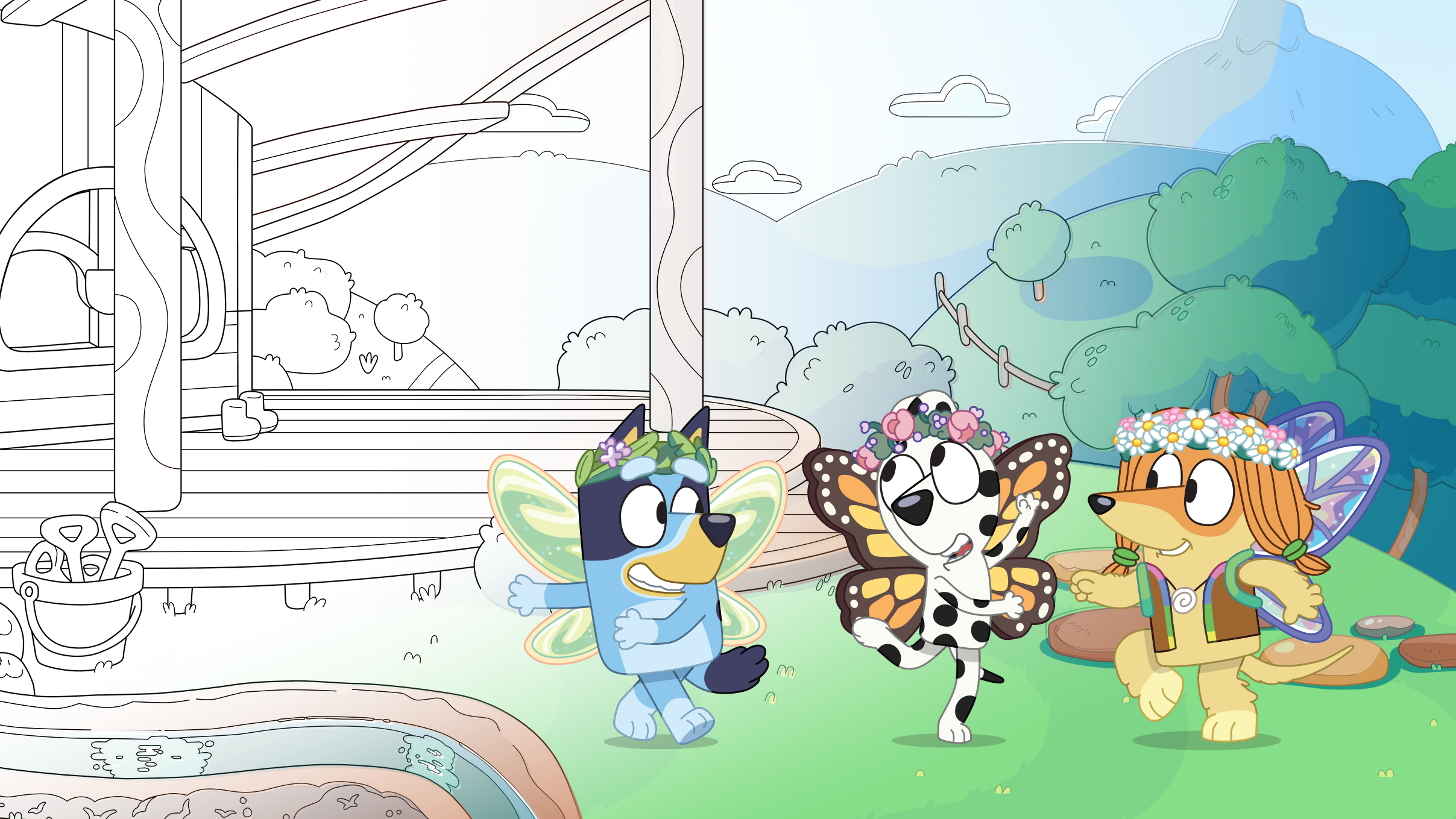 Bluey Colouring Sheets | Download and Print! | - Bluey Official Website