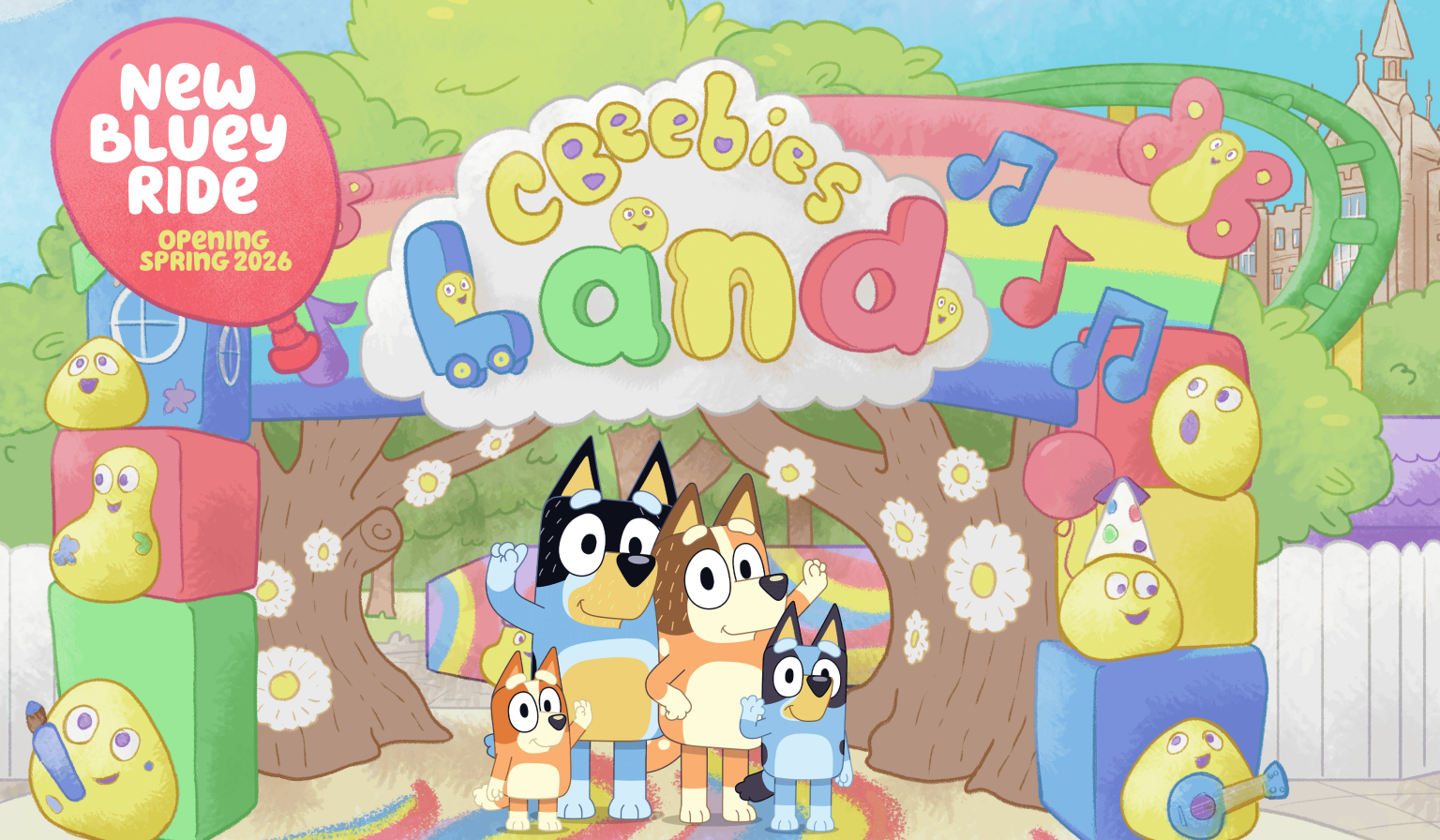 World’s-first Bluey coaster at Alton Towers! - Bluey Official Website