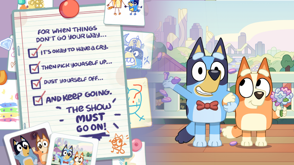 'The Show' Checklist Poster - Bluey Official Website