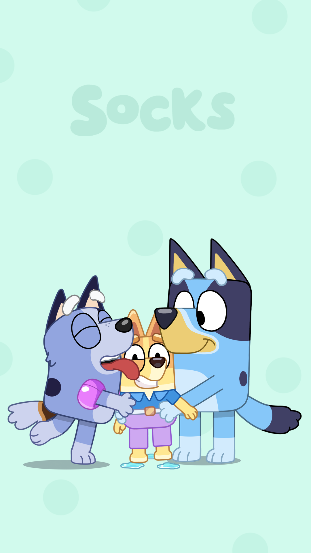Socks Phone Wallpapers - Bluey Official Website