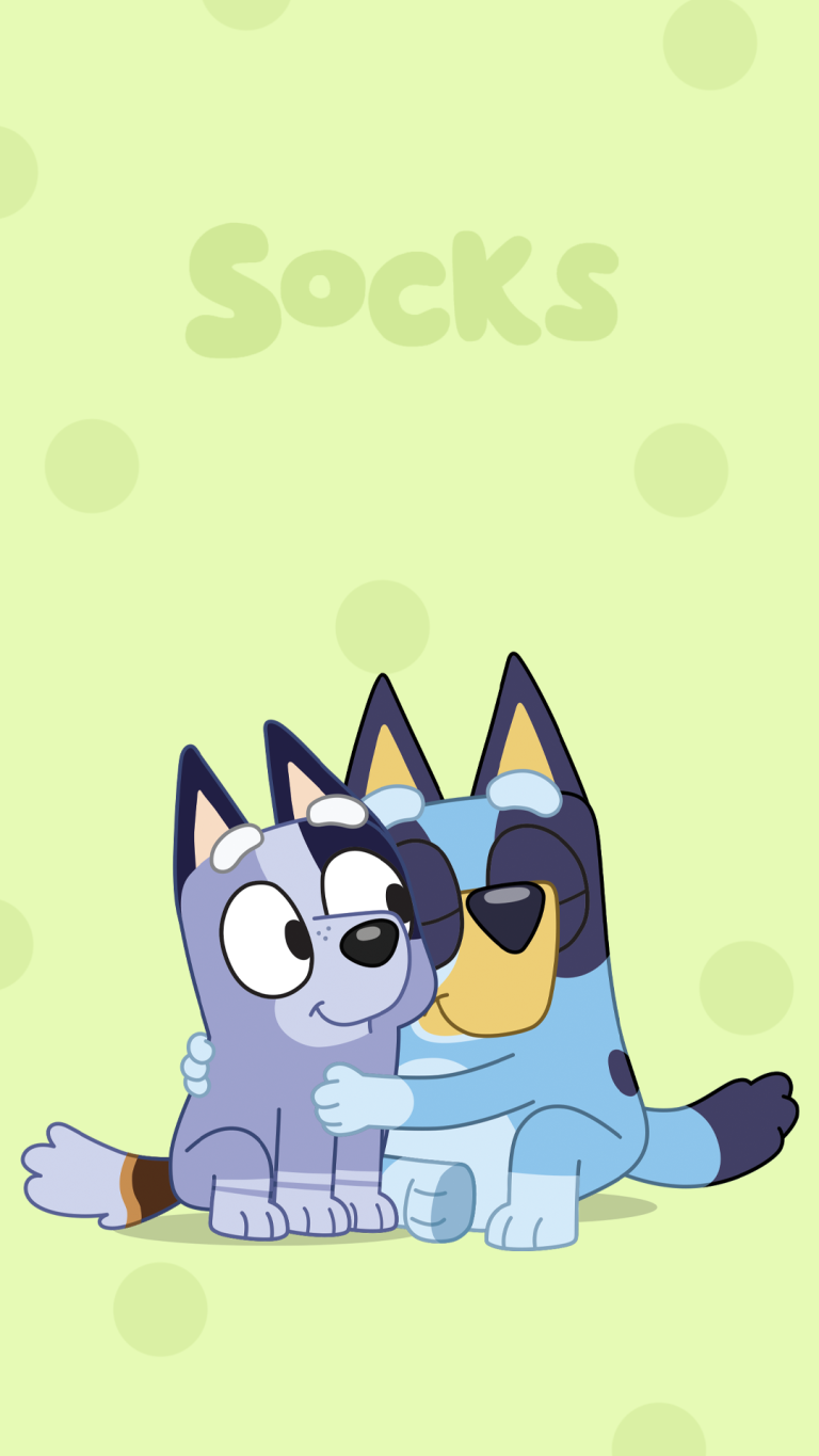 Socks Phone Wallpapers - Bluey Official Website