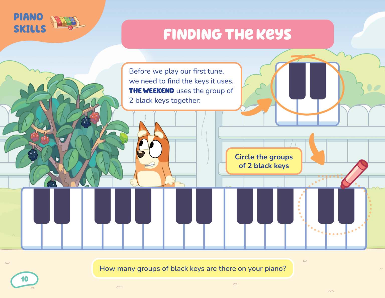 Look Inside: Bluey's First Ever Piano Book! - Bluey Official Website